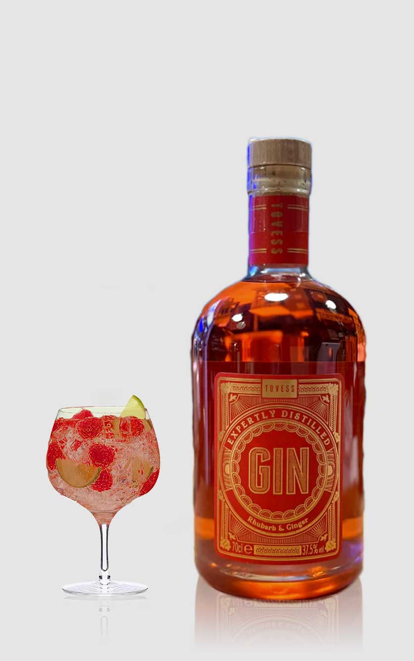 Tovess Rabarber Gin - Køb online i dag | DH Wines